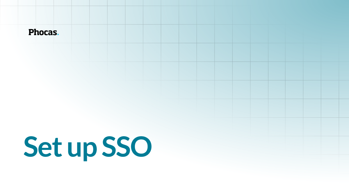 Set up SSO | User documentation