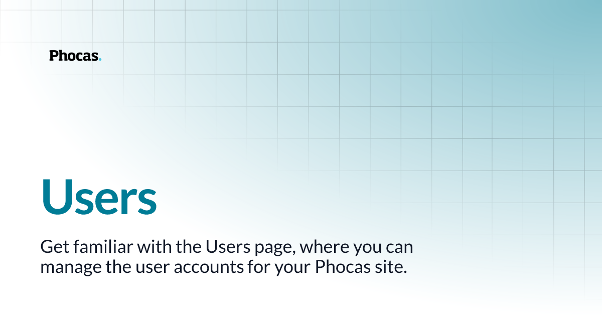 Users | Administration | User documentation