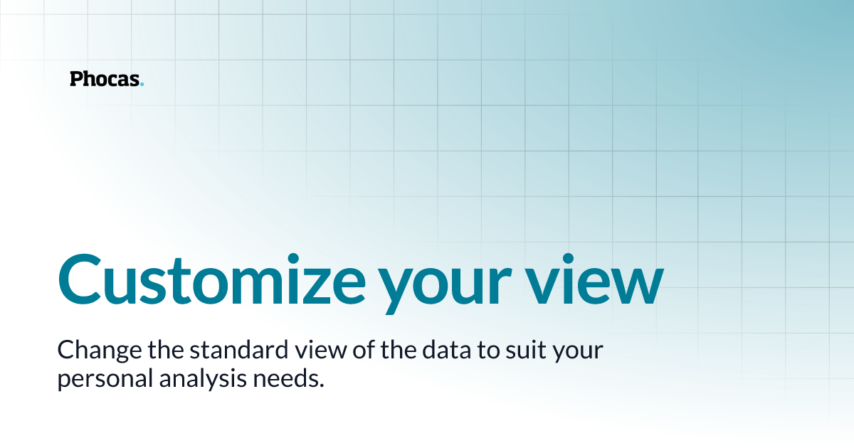 Customize your view | Analytics, Flex Modes, and Insights | User documentation