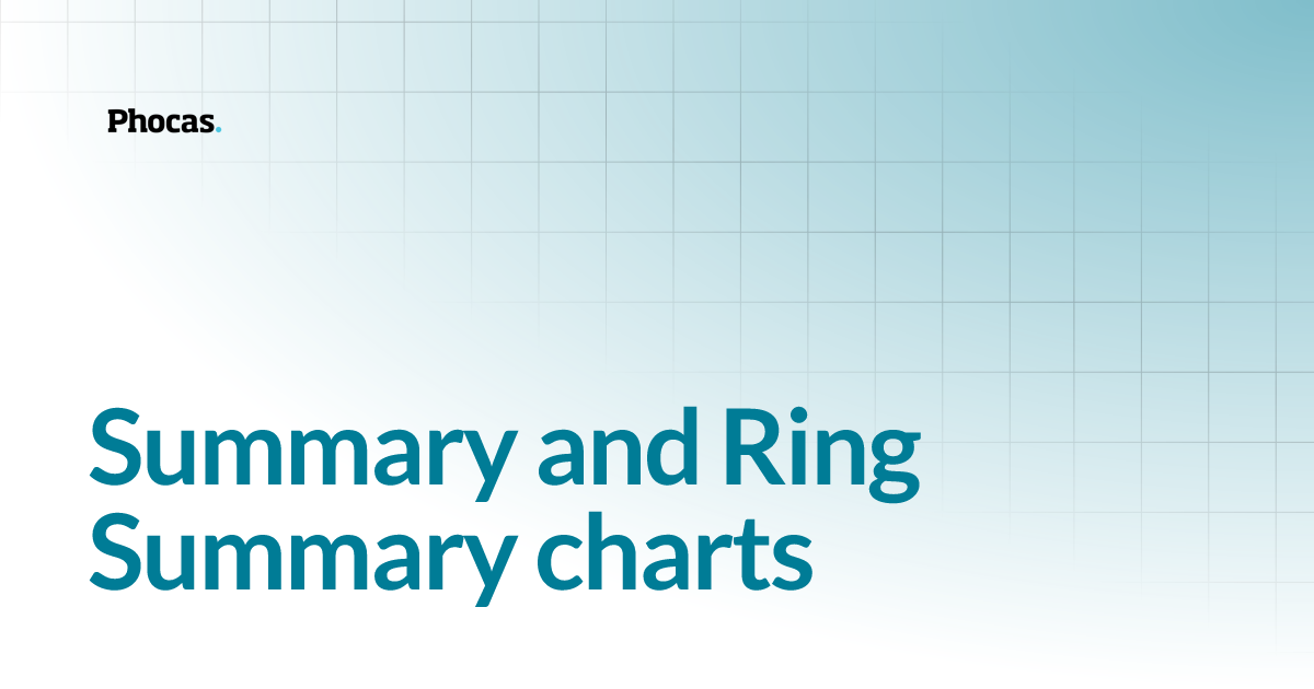 Summary and Ring Summary charts | Analytics, Flex Modes, and Insights ...