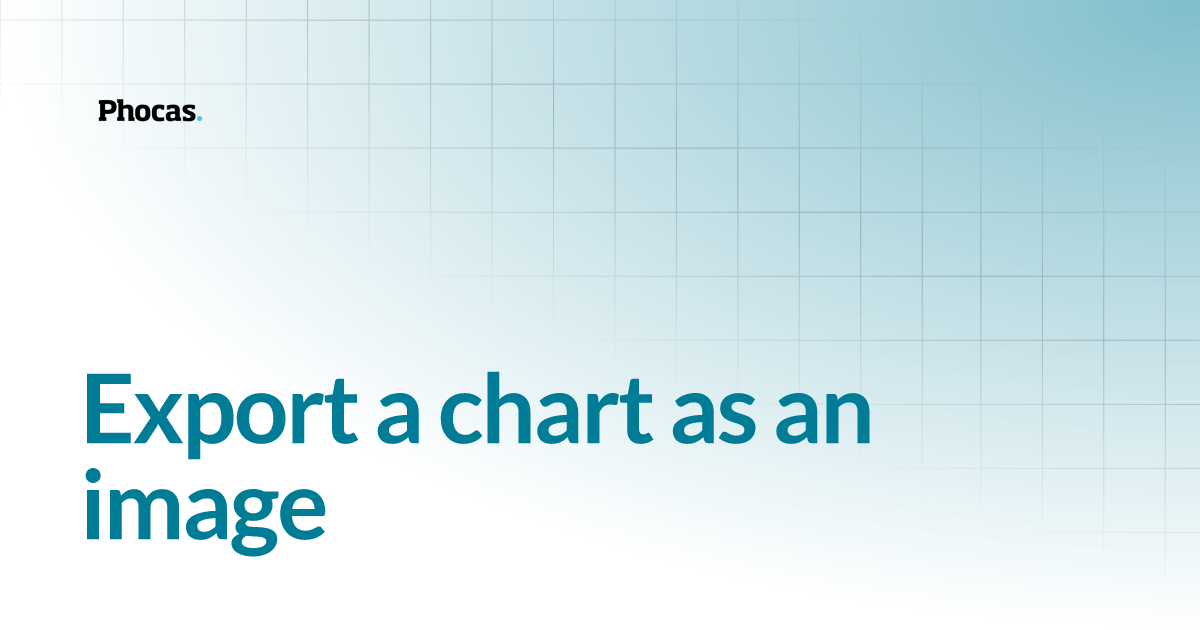 Export a chart as an image | User documentation