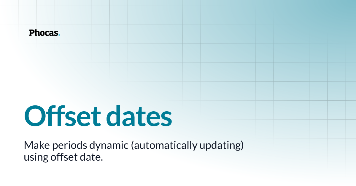 Offset dates | User documentation