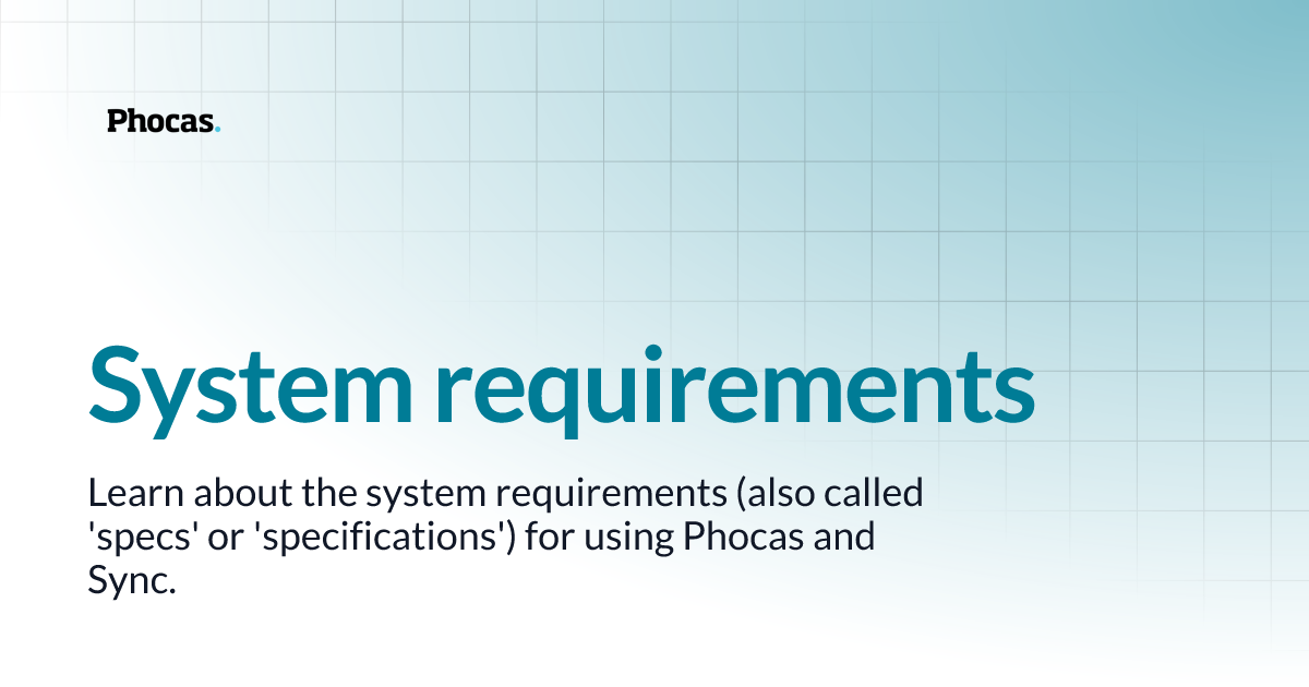 System requirements | Other Information | User documentation